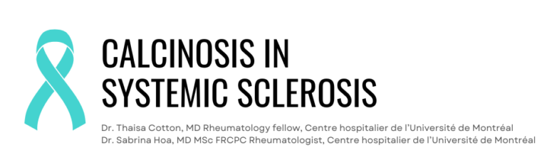 Calcinosis in Systemic Sclerosis - Scleroderma BC