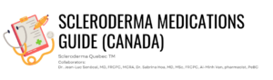 Scleroderma Medications Guide (Canada) - Scleroderma BC